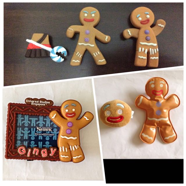 5 Gingy Gingerbread Man Toys from Shrek, Hobbies & Toys, Toys & Games ...
