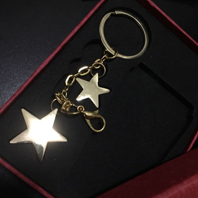 Starbucks Gold Stars Keychain, Women's Fashion, Bags & Wallets, Wallets ...