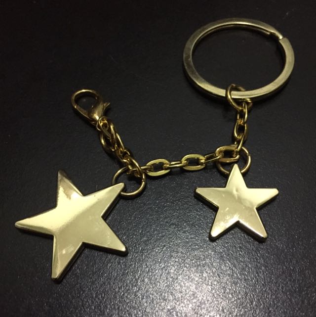 Starbucks Gold Stars Keychain, Women's Fashion, Bags & Wallets, Wallets ...