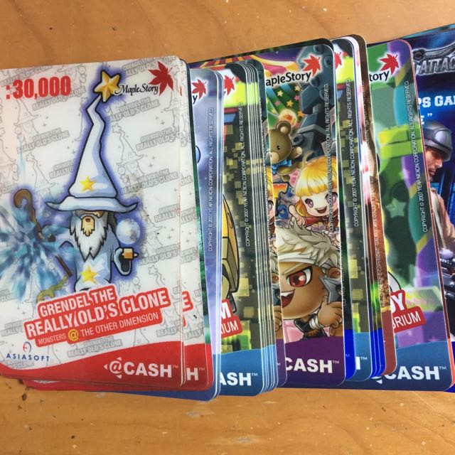 Maplestory Acash Card, Everything Else on Carousell