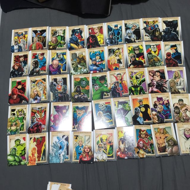 Marvel 75 Years Cards Base Set Of 90 Complete, Hobbies & Toys, Toys ...