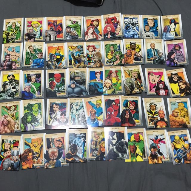 Marvel 75 Years Cards Base Set Of 90 Complete, Hobbies & Toys, Toys ...