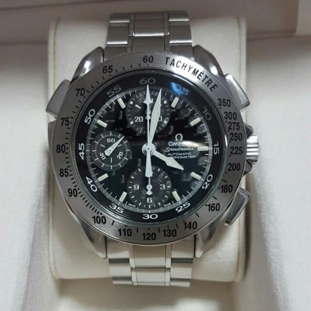 Omega Speedmaster Automatic Rattrapante COSC Chronometer Carbon Fibre ...