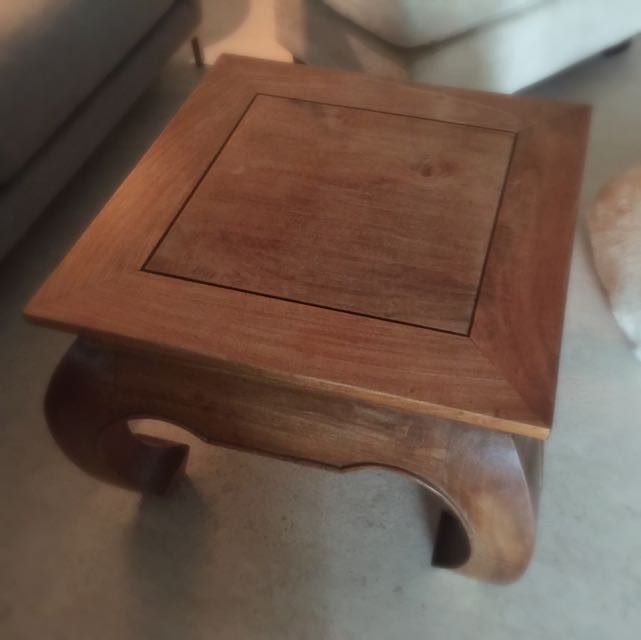 Teak Opium Side Table, Furniture & Home Living, Furniture, Tables ...