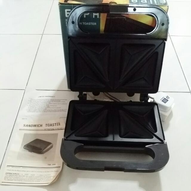 Brand New EUPA 2 Slice Sandwich Toaster, TV & Home Appliances, Kitchen Appliances, Breadmakers ...