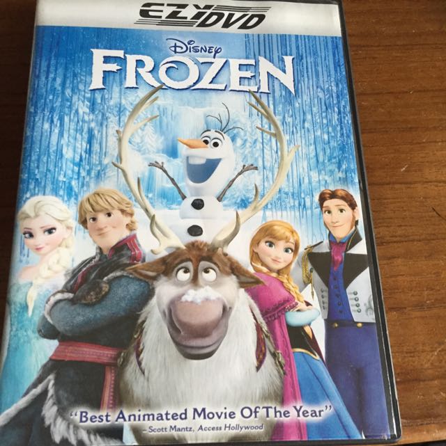 Frozen movie dvd, Hobbies & Toys, Toys & Games on Carousell