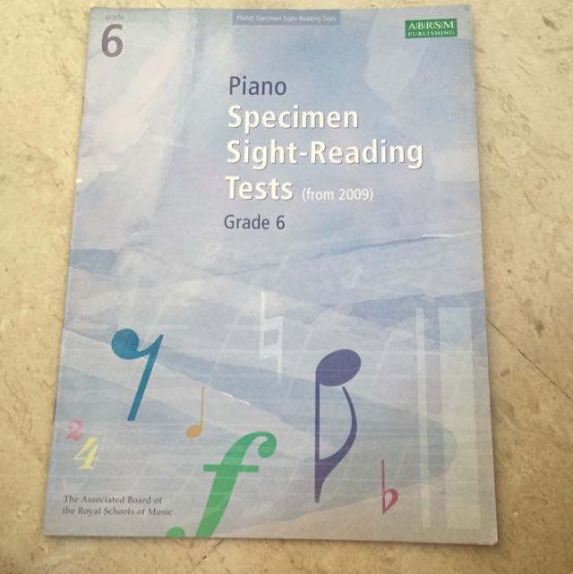 Grade 6 Piano Sight Reading Tests Hobbies Toys Music Media Music