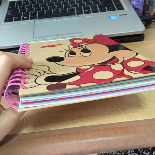 Minnie Mouse Notebook, Hobbies & Toys, Stationery & Craft, Stationery ...