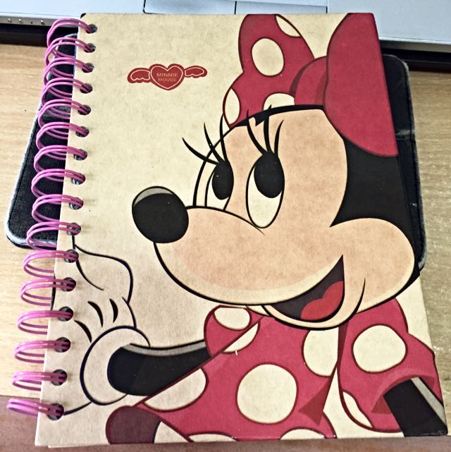 Minnie Mouse Notebook, Hobbies & Toys, Stationery & Craft, Stationery ...