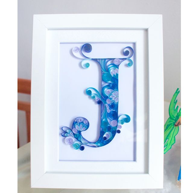 Paper Quilled Monograms - Custom Order, Hobbies & Toys, Stationery ...