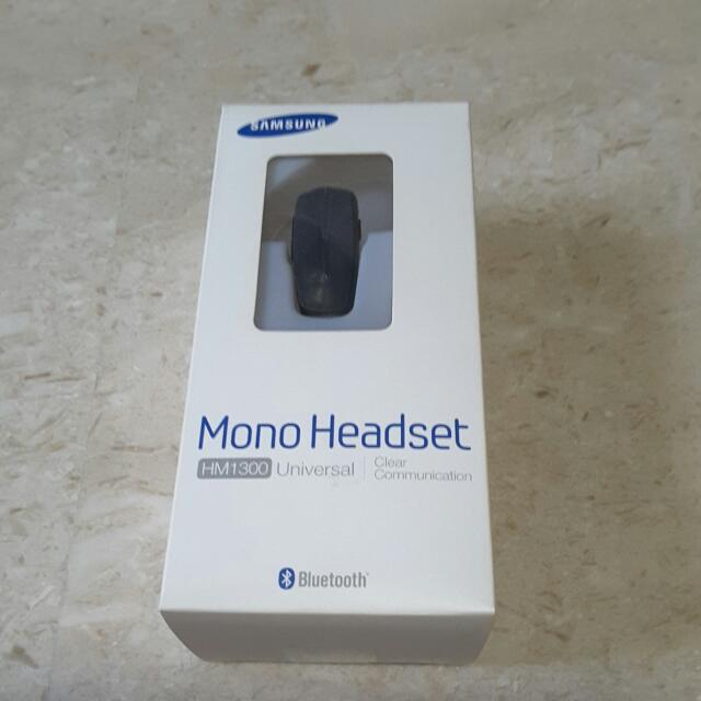 Samsung HM1300 Universal Mono Headset (Bluetooth), Computers & Tech ...