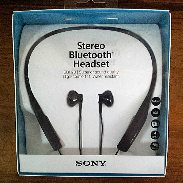 Sony Bluetooth Water Resistant Headphones, Computers & Tech, Parts ...
