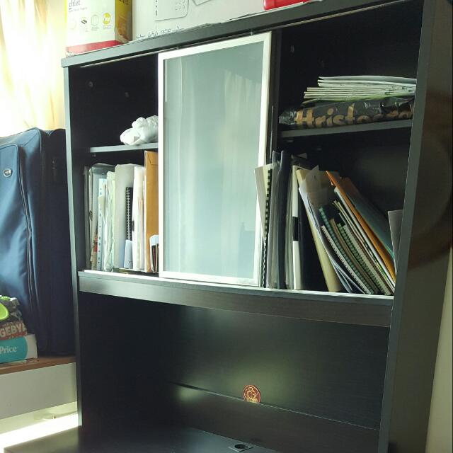 Study Table With Overhead Storage And Light, Furniture & Home Living ...