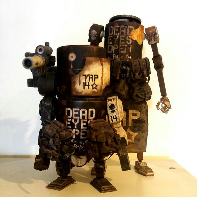 Threea 3a Iron Panda Wwrp World War Robot Figure Dropcloth Large Martin ...
