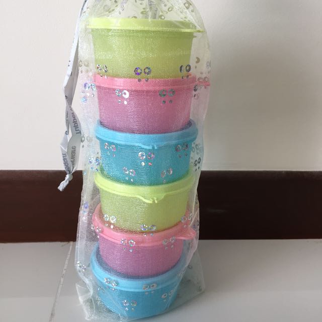 Tupperware Sweet Mini Keepers Set (Reserved), TV & Home Appliances ...