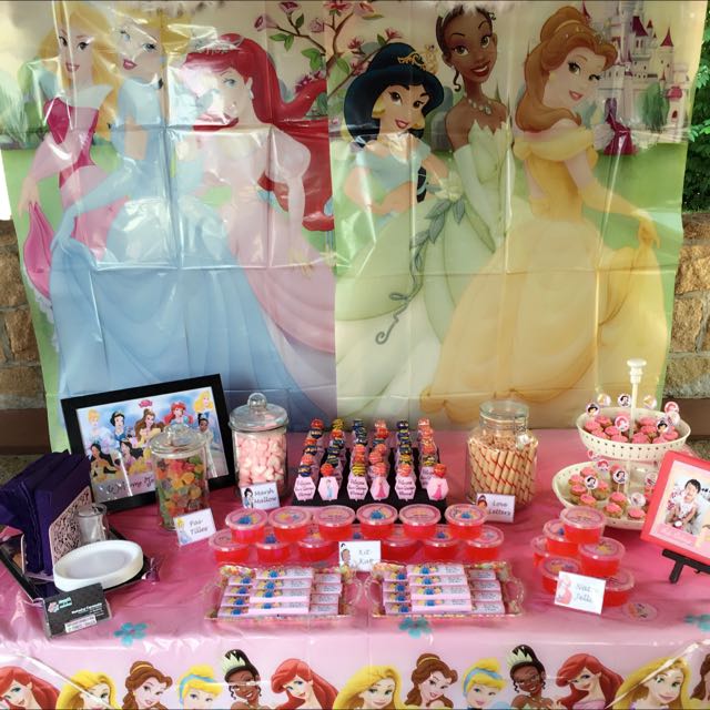 Disney Princess Candy Buffet