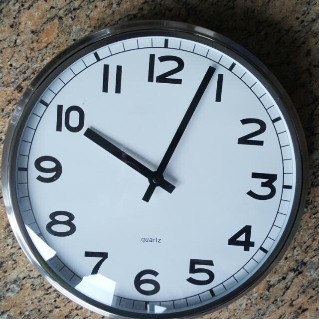 Ikea Wall Clock, Furniture & Home Living, Home Decor, Wall Decor on ...