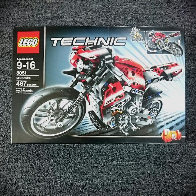 Lego Technic Model Riding Cycle 8051 Motorbike, Hobbies & Toys, Toys ...