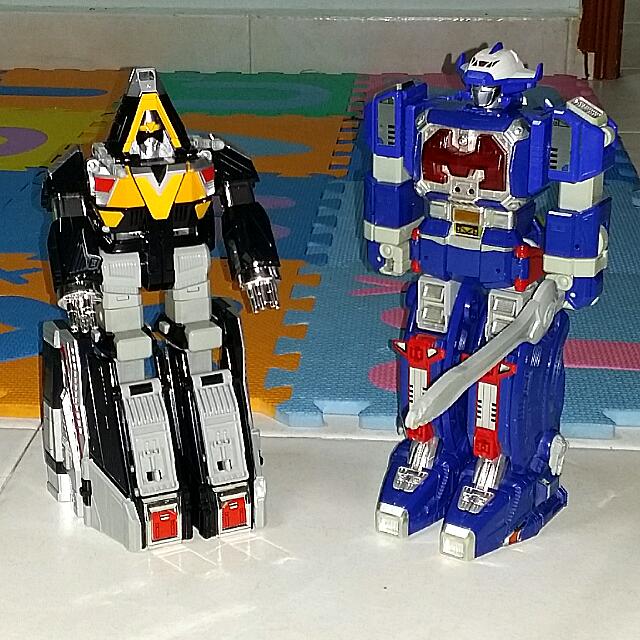 Megaranger Super Mega Galaxy Mega with Mega Delta DX Megazord Year 1997 ...