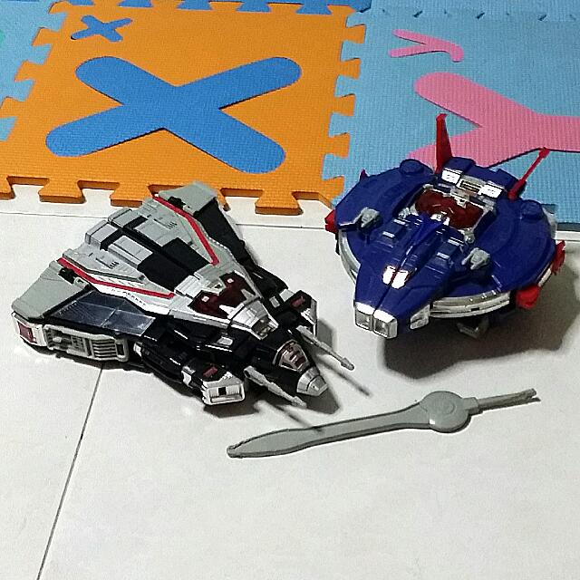 Megaranger Super Mega Galaxy Mega with Mega Delta DX Megazord Year 1997 ...