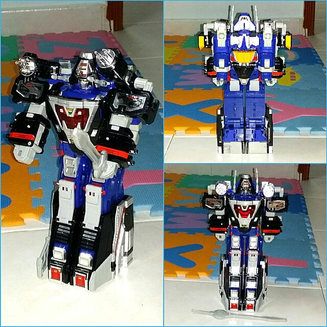 Megaranger Super Mega Galaxy Mega with Mega Delta DX Megazord Year 1997 ...