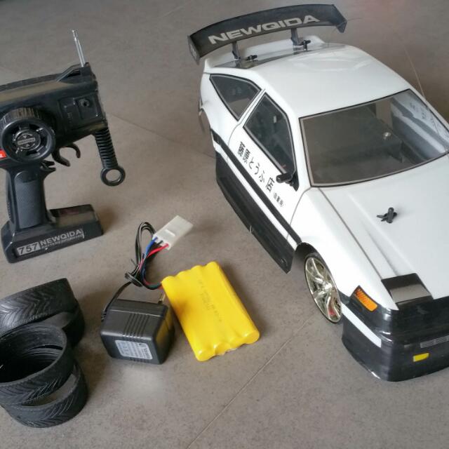 AE86 R/C Drift Car with Lights. 1/10 Scale., Hobbies & Toys, Toys ...