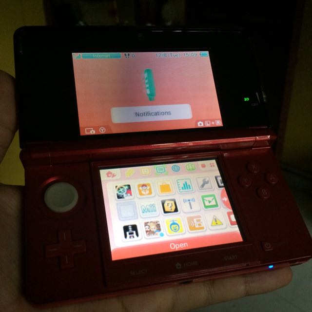 [RES](Console) Nintendo 3DS Flame Red, Hobbies & Toys, Toys & Games on ...