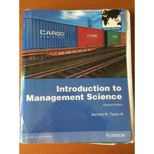 Introduction to Management Science, Hobbies & Toys, Books & Magazines ...