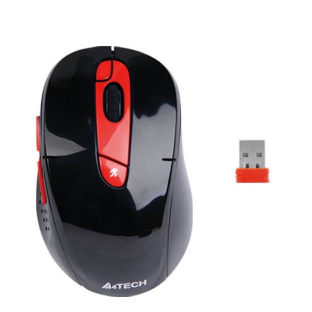 A4Tech G11-570FX-2 Libattery Wireless Mouse Black & Red, Computers ...