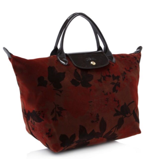 Longchamp Fleurs De Palace (Medium), Luxury, Bags & Wallets on Carousell