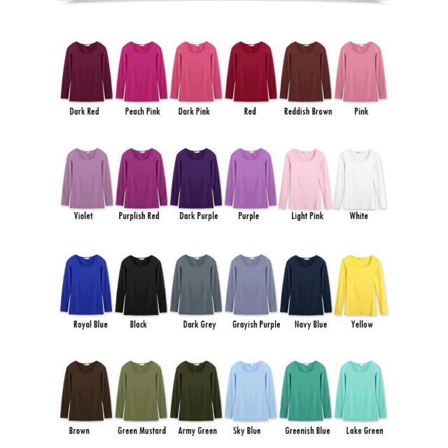 Orange Bear, OB Design Long Sleeve Crew Neck Top, Women's Fashion, Tops ...