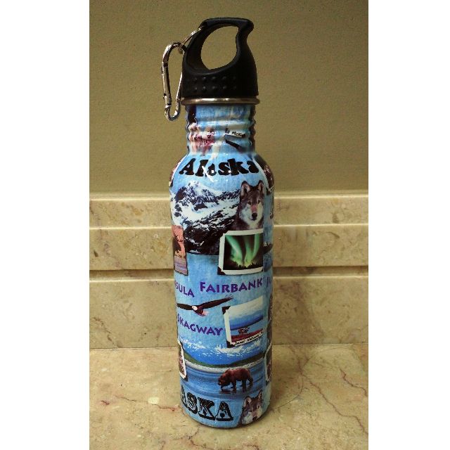 Drinking Flask Souvenir from Alaska, Furniture & Home Living ...