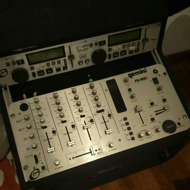 Gemini Dual CD player & Mixer/Numark Power Amp/Flight Case, Music ...