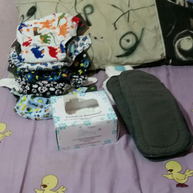 Preloved Reuseable Diapers., Babies & Kids, Bathing & Changing, Diapers ...