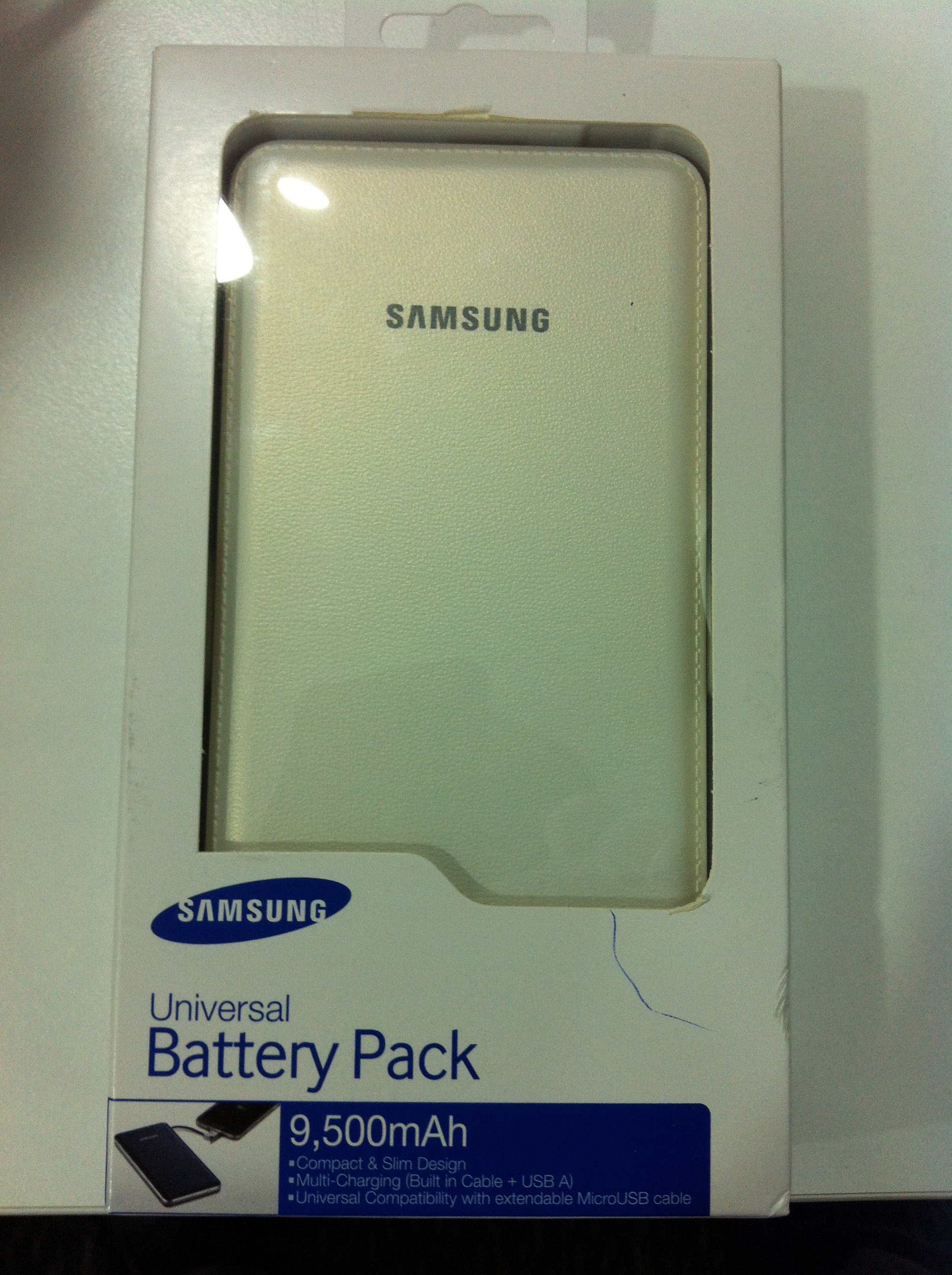 Samsung Universal 9500mAh Battery Pack(White), Computers & Tech, Parts ...