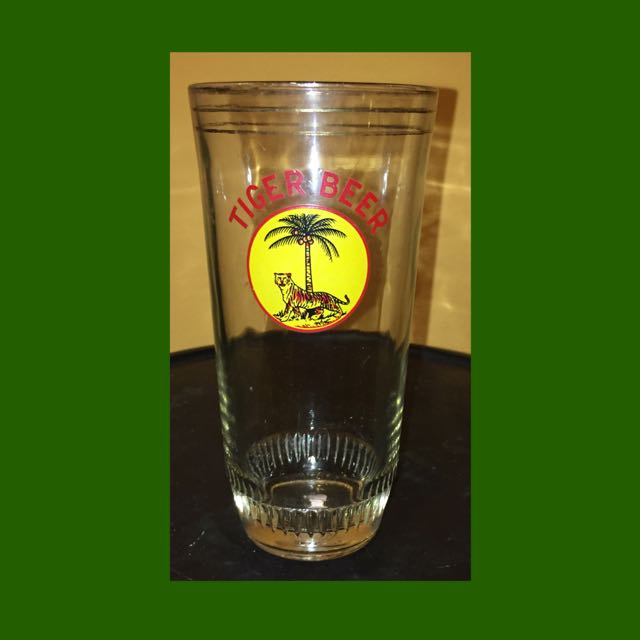 Vintage Tiger Beer Glass, Hobbies & Toys, Memorabilia & Collectibles ...