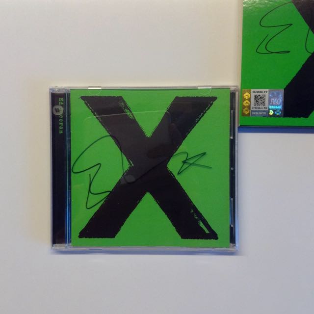(3 Signature) Ed Sheeran Signed Multiply CD And Artwork| Auction, Hobbies & Toys, Music & Media ...
