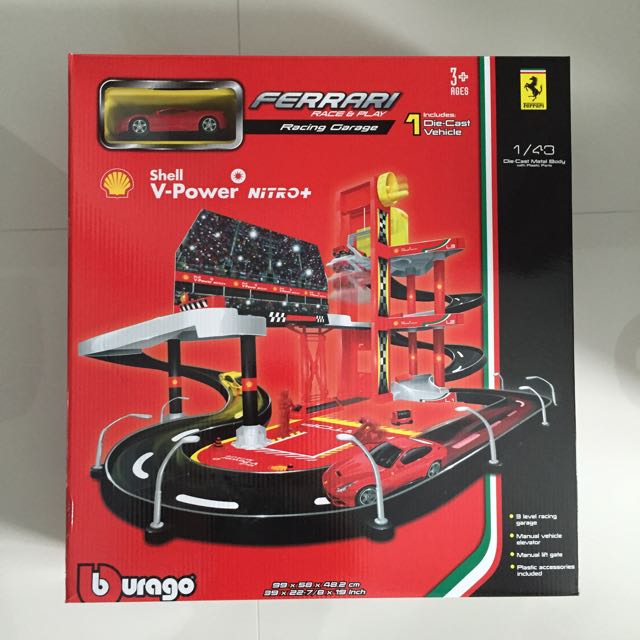 [Brand New] Limited Edition Shell Racing Garage + Ferrari 458 Italia ...