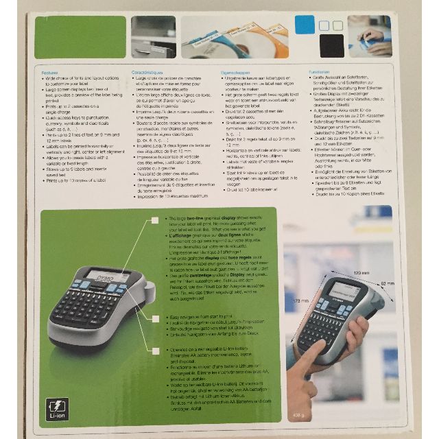 DYMO LabelManager 260P Rechargeable Hand-Held Label Maker, TV & Home ...