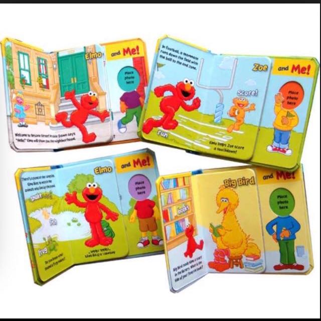 Elmo And Me. Add A Photo Story Book., Hobbies & Toys, Books & Magazines ...