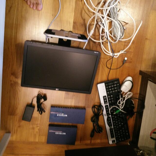 Monitor, Keyboard, Mouse And Wi-Fi Gear, Computers & Tech, Parts ...