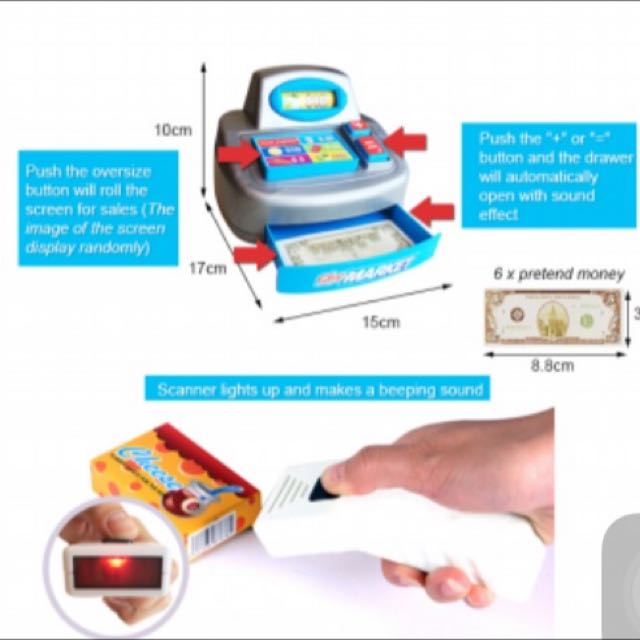 Supermarket Playset + Trolley + Scanner, Hobbies & Toys, Toys & Games ...