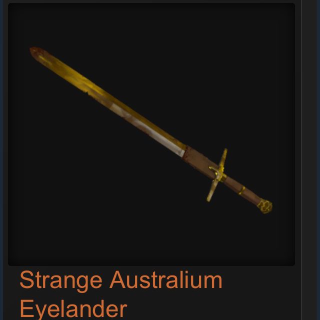 TF2 Australium Eyelander, Hobbies & Toys, Toys & Games on Carousell