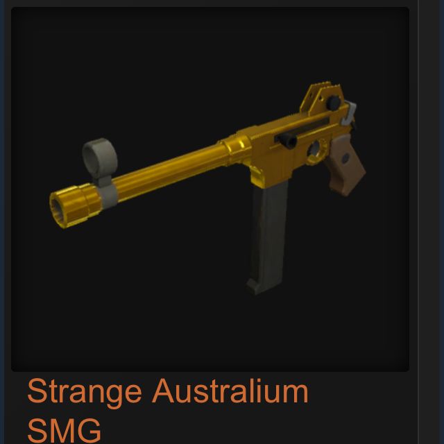 TF2 Australium SMG, Hobbies & Toys, Toys & Games on Carousell