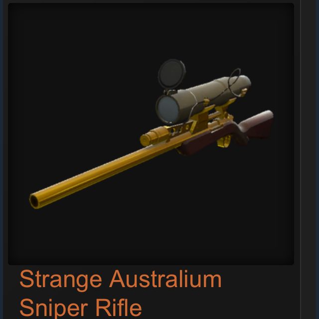 Professional Australium Sniper Rifle at Albina Giese blog