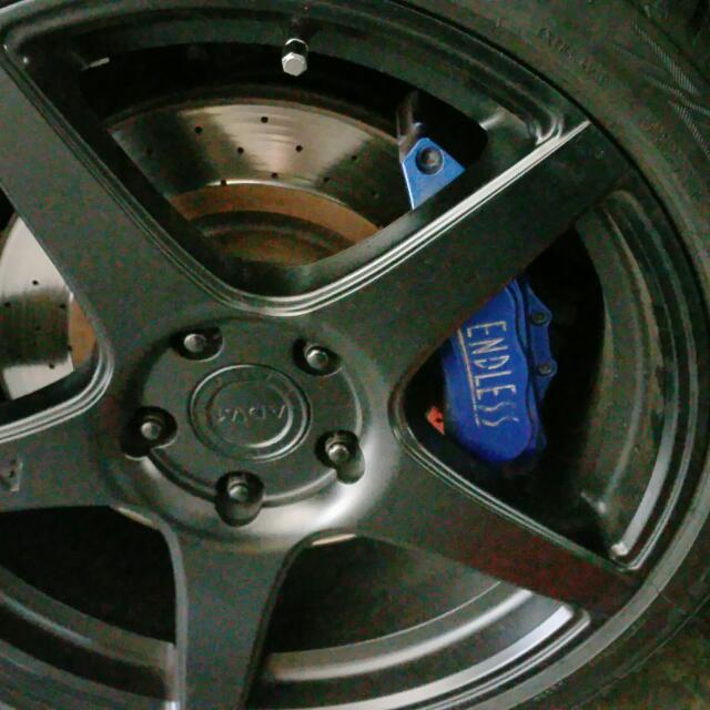 Endless 4 pot Brakes, Car Accessories on Carousell