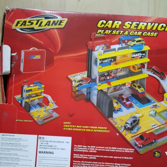 #Take10off Fast Lane Car Service Playset And Car Case, Hobbies & Toys ...