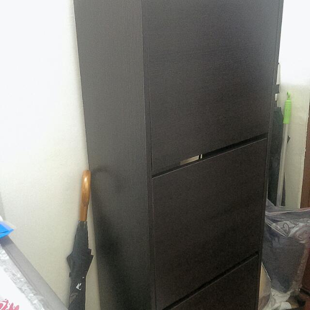 IKEA BISSA SHOE RACK, Furniture & Home Living, Furniture, Shelves ...