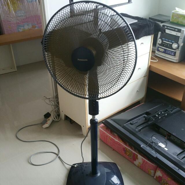 Panasonic Stand Fan F-407YS. Same As KDK, Furniture & Home Living ...