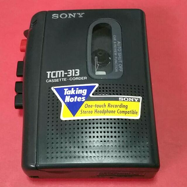 Sony TCM 313 Cassette Recorder Player. Faulty. Clearance, Hobbies ...
